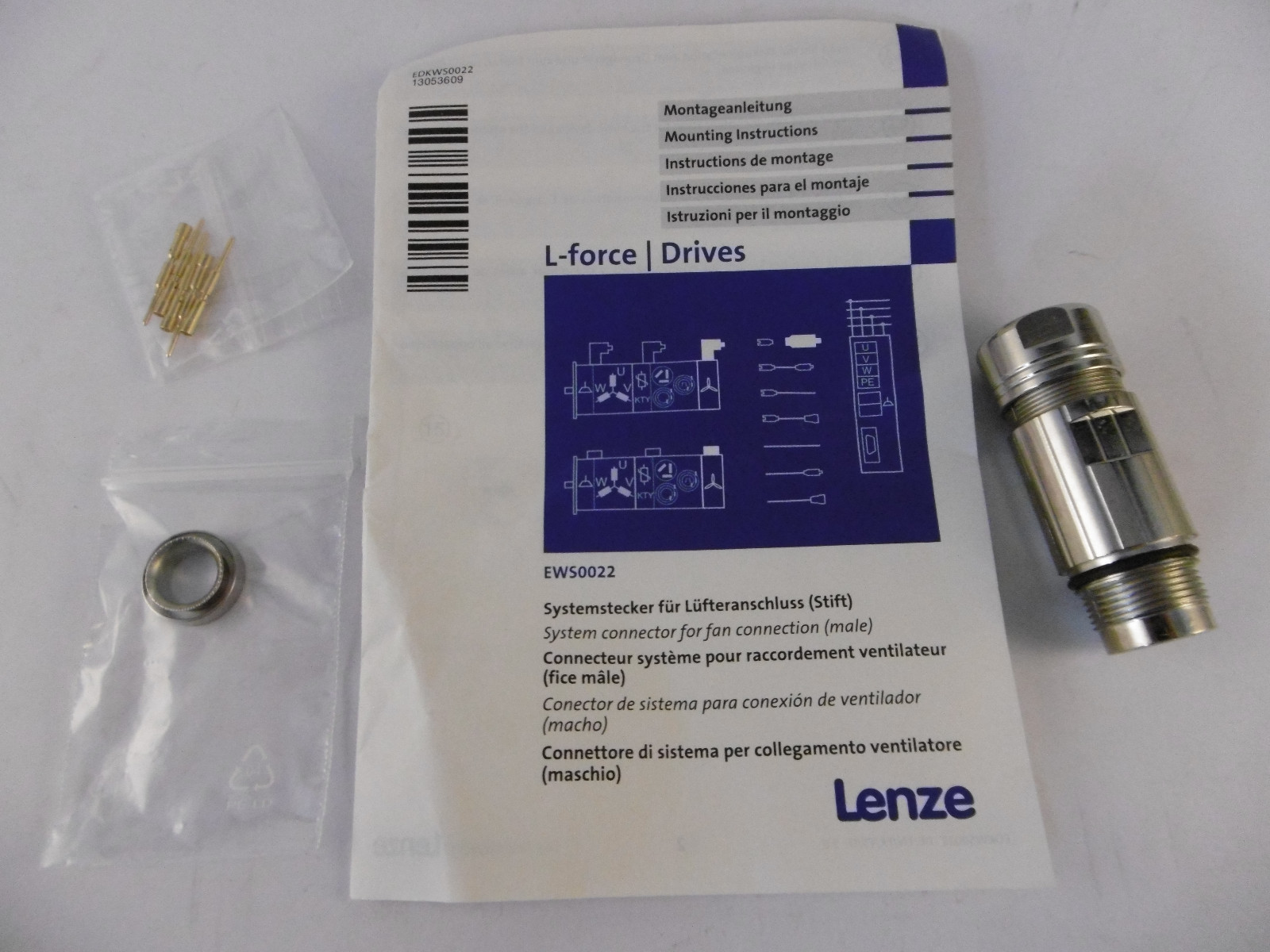 Lenze Leistungsstecker Systemstecker für Lüfteranschluss 630V 7pol 7 ...