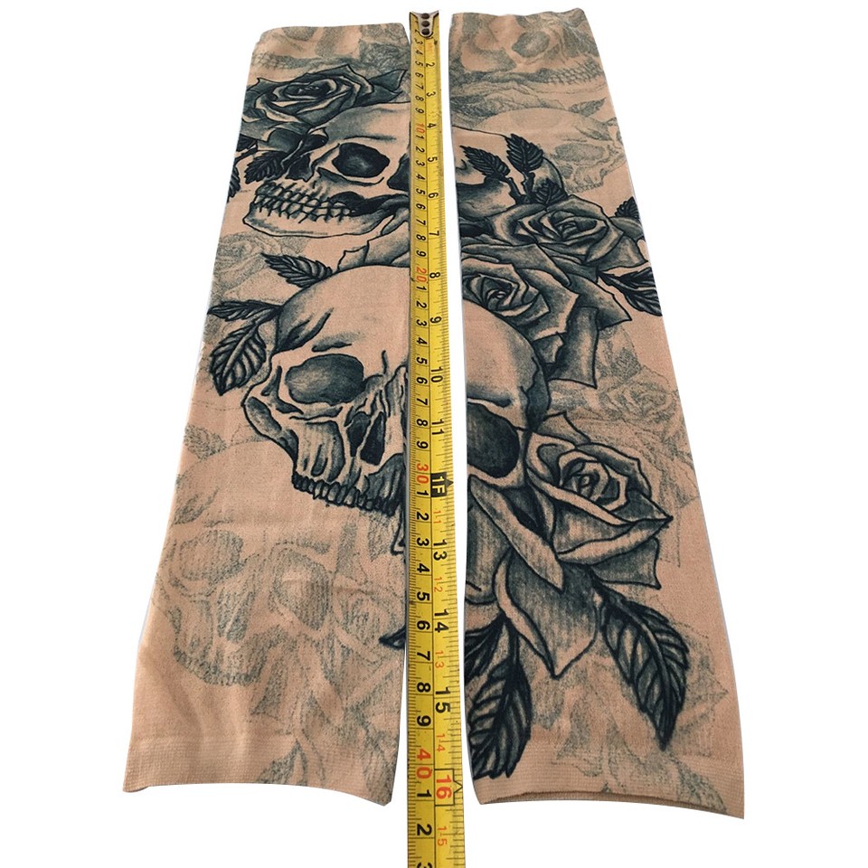 6 Pcs Temporary Fake Slip On Tattoo Arm Sleeves Kit Colletion Unisex ...