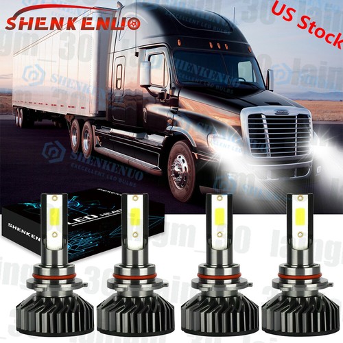 9006 9005 LED Headlight Bulbs Hi/Lo Beam For 1998-2015 MACK Vision CX ...