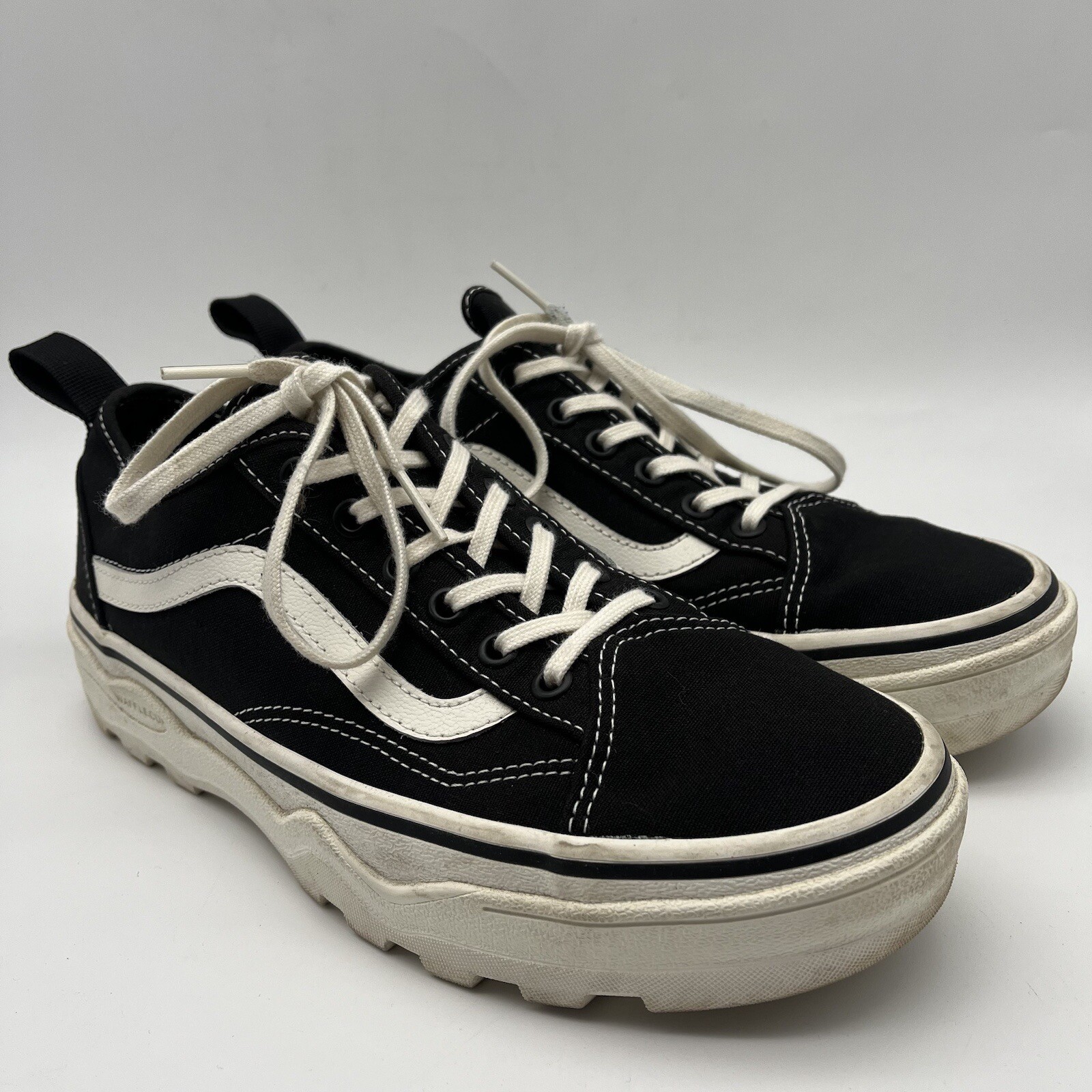 Vans Ultracush Waffle Cup Black White Unisex M 8 / W 9.5 Shoes Sneakers ...