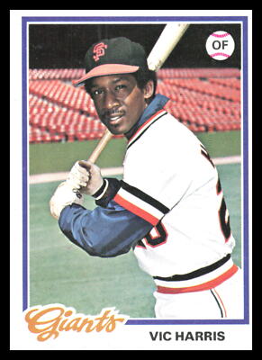 1978 Topps Vic Harris #436San Francisco Giants VG-EX 4J | eBay