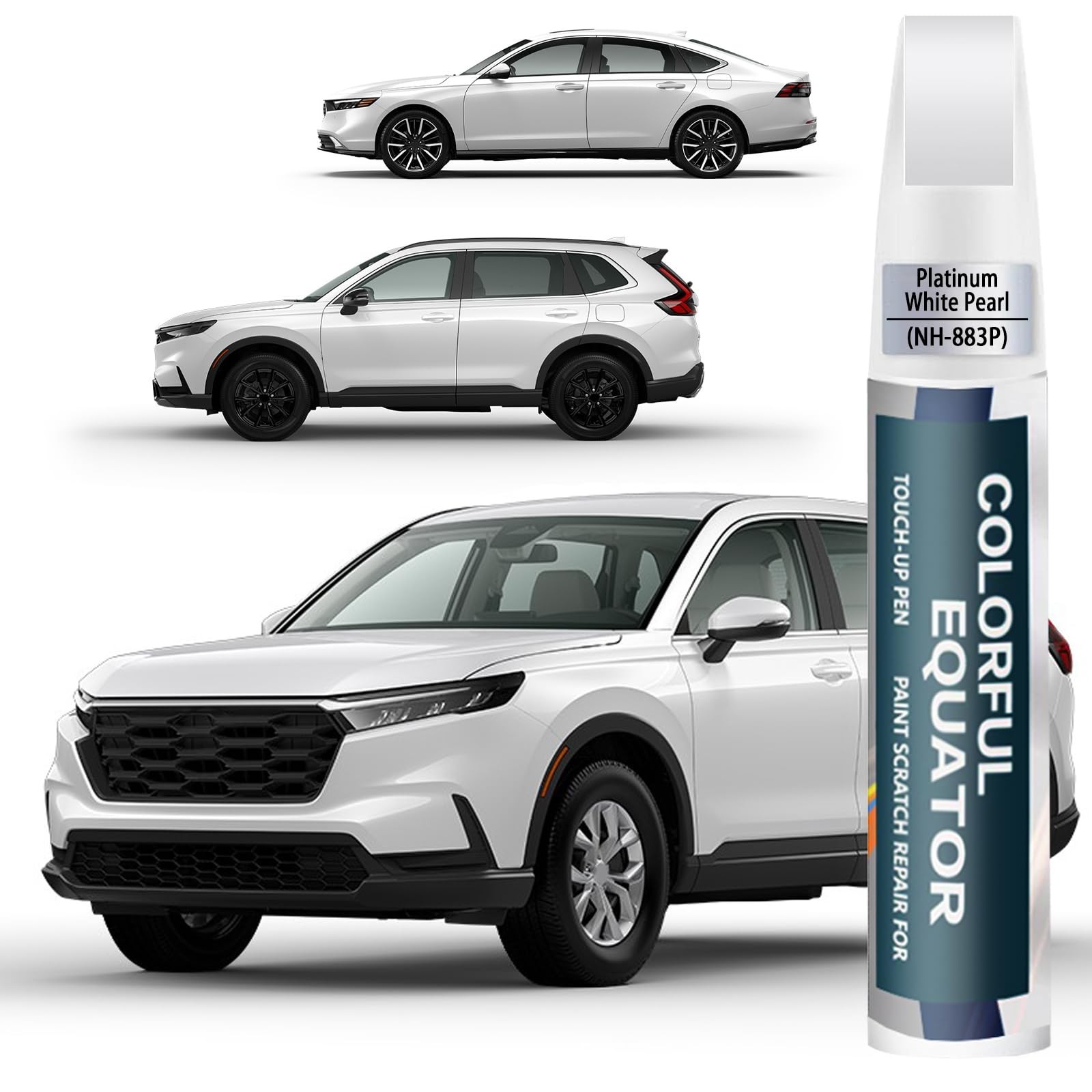 Platinum White Pearl(NH-883P) Touch Up Paint Compatible with Honda, Car ...