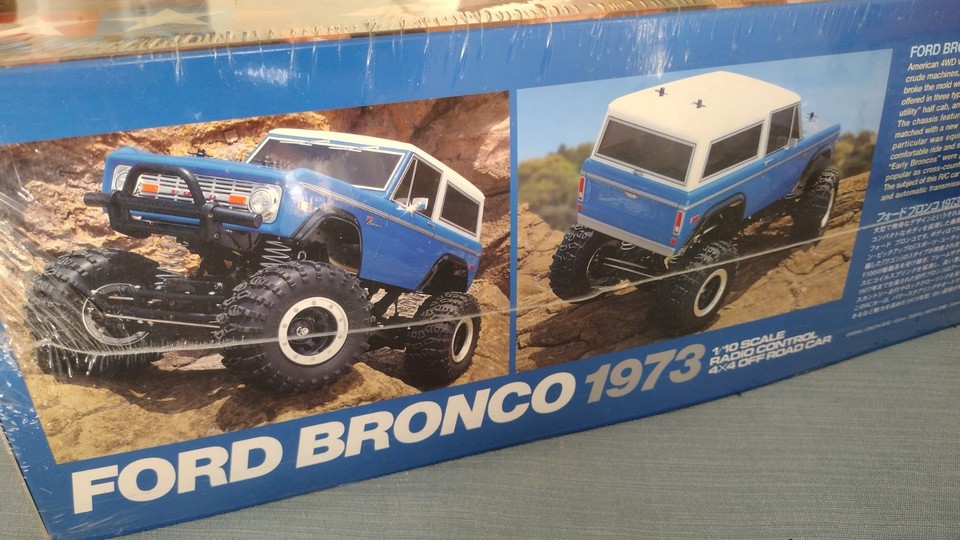 1/10 Tamiya CR-01 1973 Ford Bronco Empty Box With Original Cellophane ...