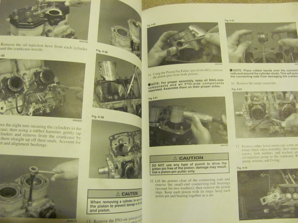 1998 Arctic Cat Race Snowmobile Team Arctic Performance Service Manual ...