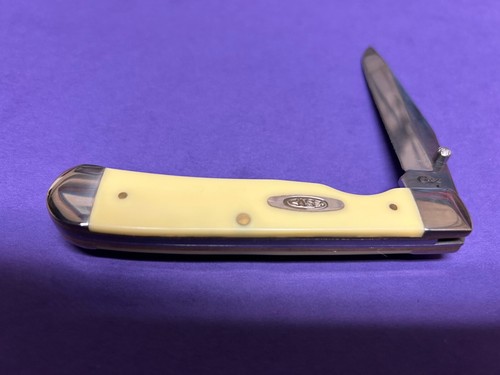 MIB 2019 CASE XX SMOOTH YELLOW SYNTHETIC TRAPPERLOCK WITH CLIP 3154LC ...
