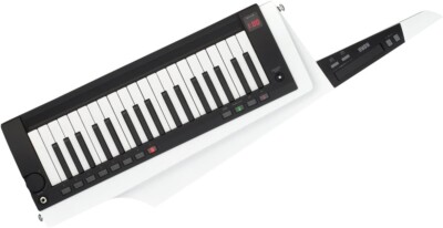KORG RK-100S 2 WH 37-Key Gloss White Keytar Synthesizer Shoulder ...