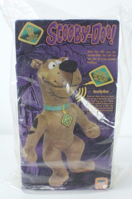 Scooby-Doo Talking Dooby Soft Plush Toy Warner Bros Action Figure, 15 ...