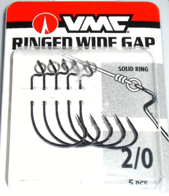 VMC 2/0 Ringed Wide Gap Hooks (5 Hooks per pack) | eBay