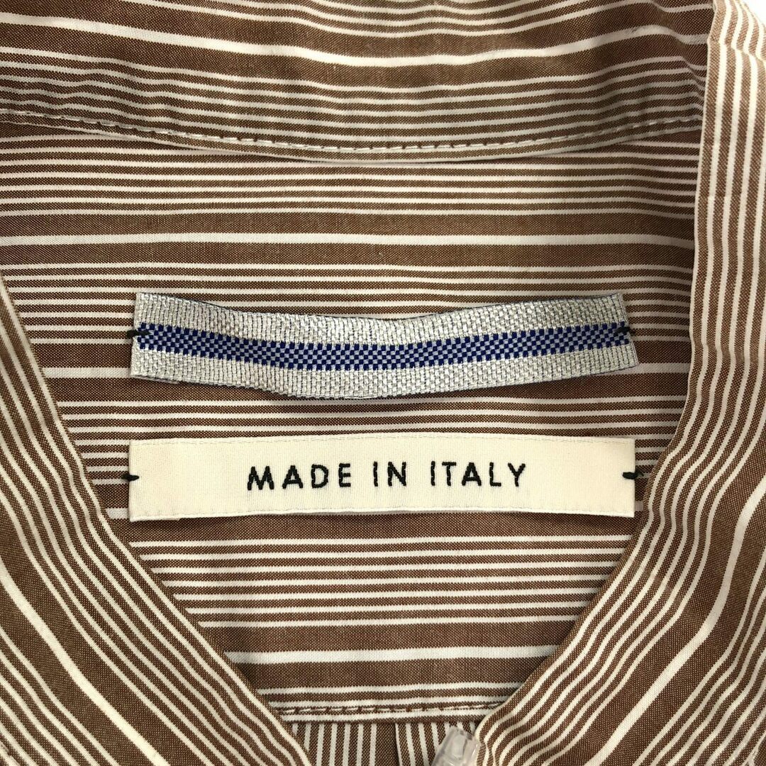 CristaSeya 22SS MAO SHIRT Color Striped 08DA-ST Brown M Used CristaSeya 22SS MAO SHIRT Color Striped 08DA-ST Brown M Used
