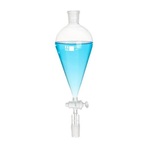 Pear-shaped Separating Funnel 60ml-1000ml Borosilicate Glassware Lab ...