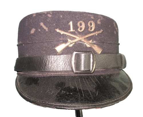 Orig 19th c. US kepi 199th Inf Rgt Kappi capello Schirmmütze visor cap ...