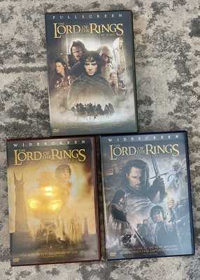 The Lord of the Rings Series Complete Trilogy (DVD, Full Screen) Set of ...