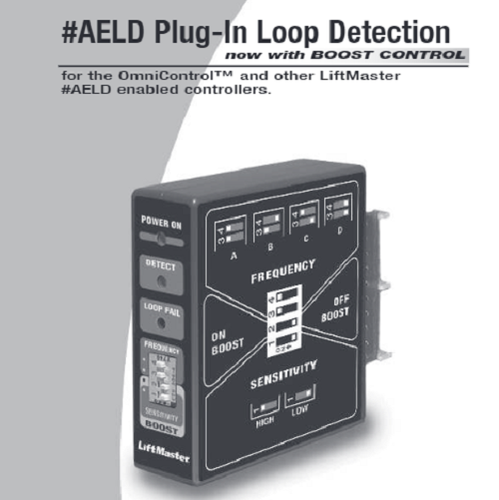 Elite AELD Plug-in Loop Detector Liftmaster Vehicle Gate Exit Safety ...