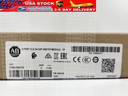 AB 1756-EN2TR Ser C ControlLogix Ethernet Module Allen-Bradley ...