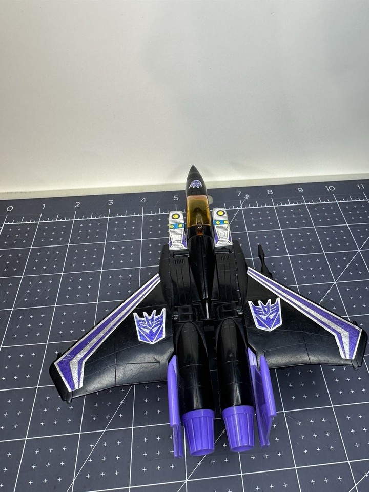 Skywarp 1984 Vintage G1 Transformers F-15 Fighter Hasbro Action Figure ...