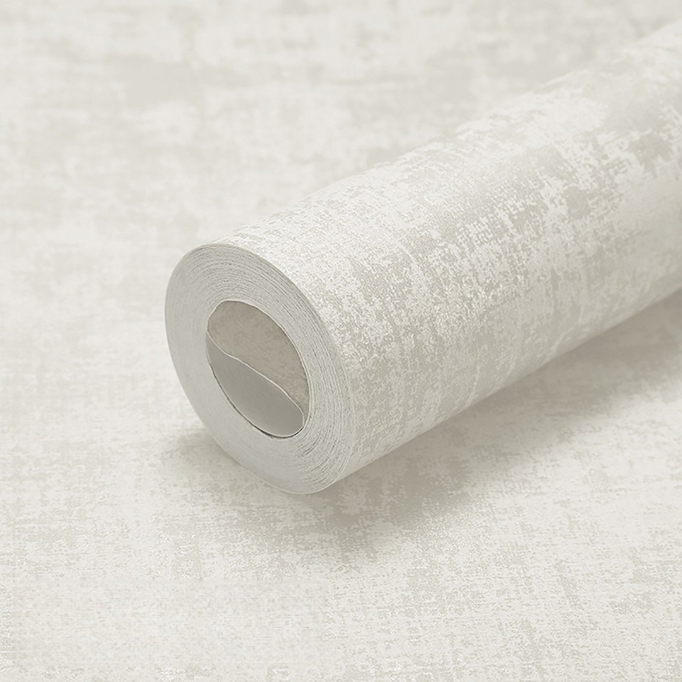 Shimmer Concrete Effect Wallpaper Industrial Plain Textured Room Wall ...