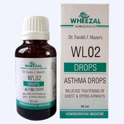 Wheezal WL02 Asthme Goutte Homéopathie Remède 30ml | eBay