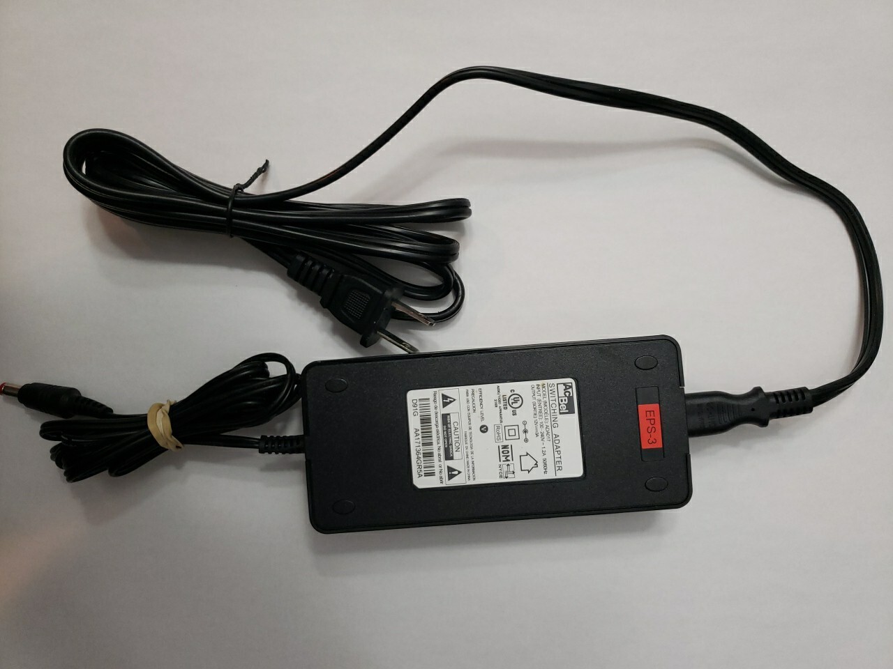 (EPS-3) Ac Bel Switching Adapter (Power Supply) Model ADA017 Output 12V ...