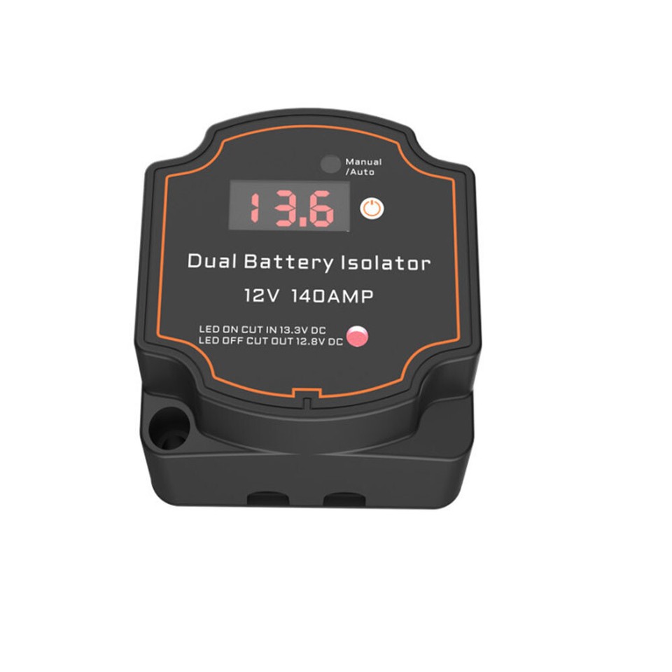 3m LED Ready Made Split Charge Kit 12V 140AMP Digital VSR Voltage Sense ...