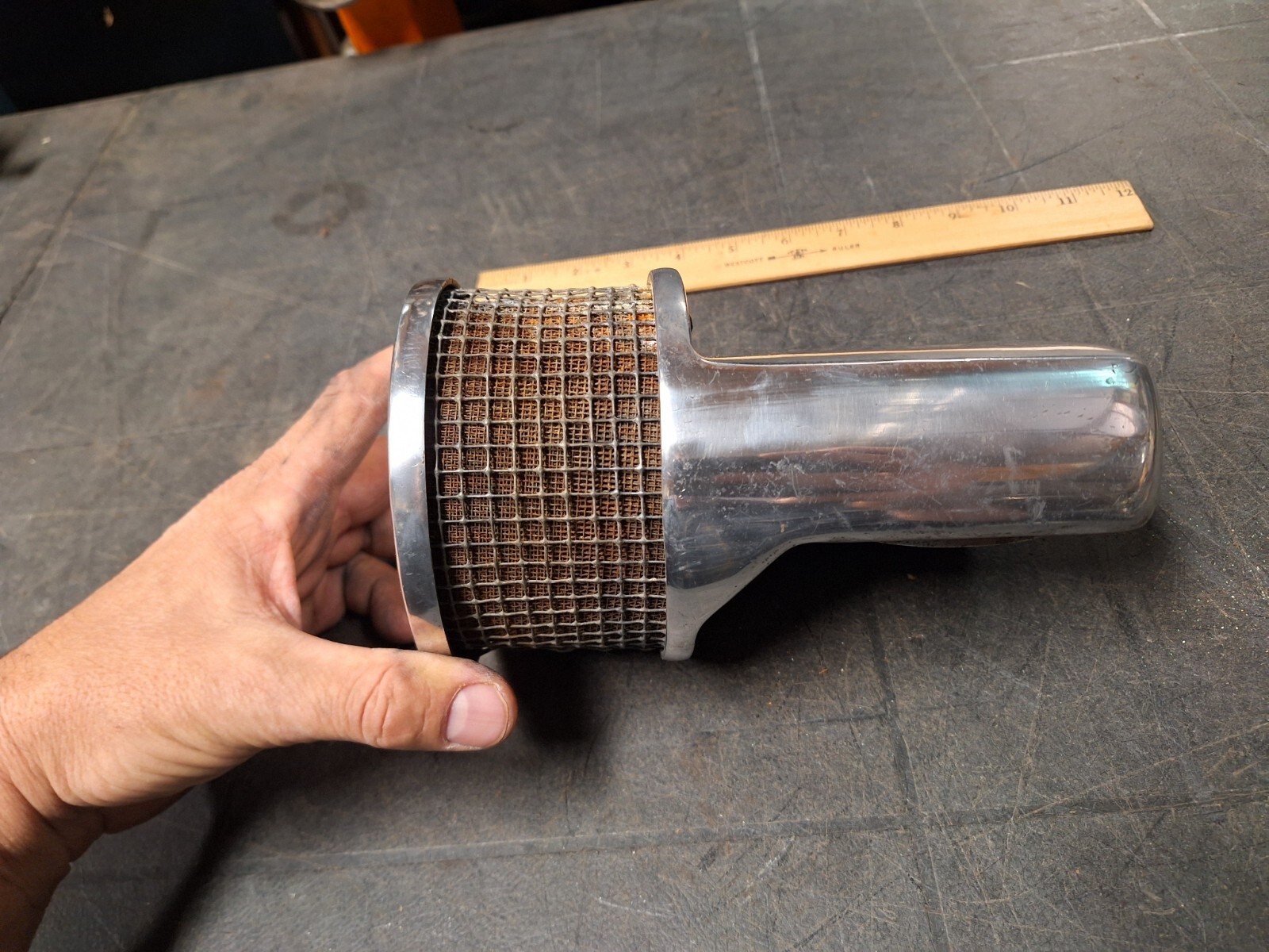 EDMUND'S CUSTOM Orginal AIR CLEANER Fit Stromberg 97 81 Ford 94 Track ...