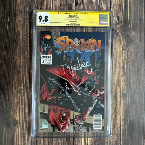 Spawn #5 CGC 9.8 WP, Signature Series, Signed by Todd McFarlane, 1st appearance | eBay