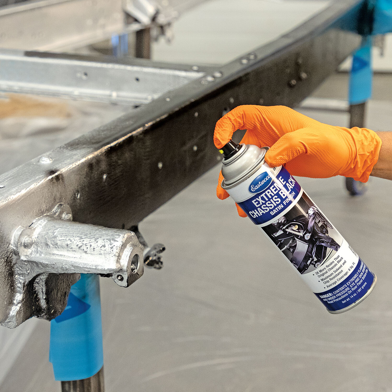 Eastwood Extreme Chassis Black Satin Aerosol Spray Paint Car Frame ...