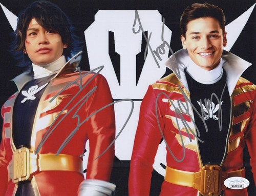 RYOTA OZAWA & ANDREW GRAY Signed SUPER SENTAI 8x10 Photo Autograph JSA ...