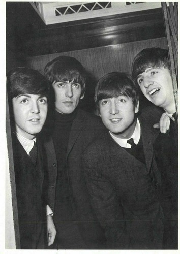 Postcard, The Beatles McCartney, Harrison, Lennon & Ringo Flight by ...