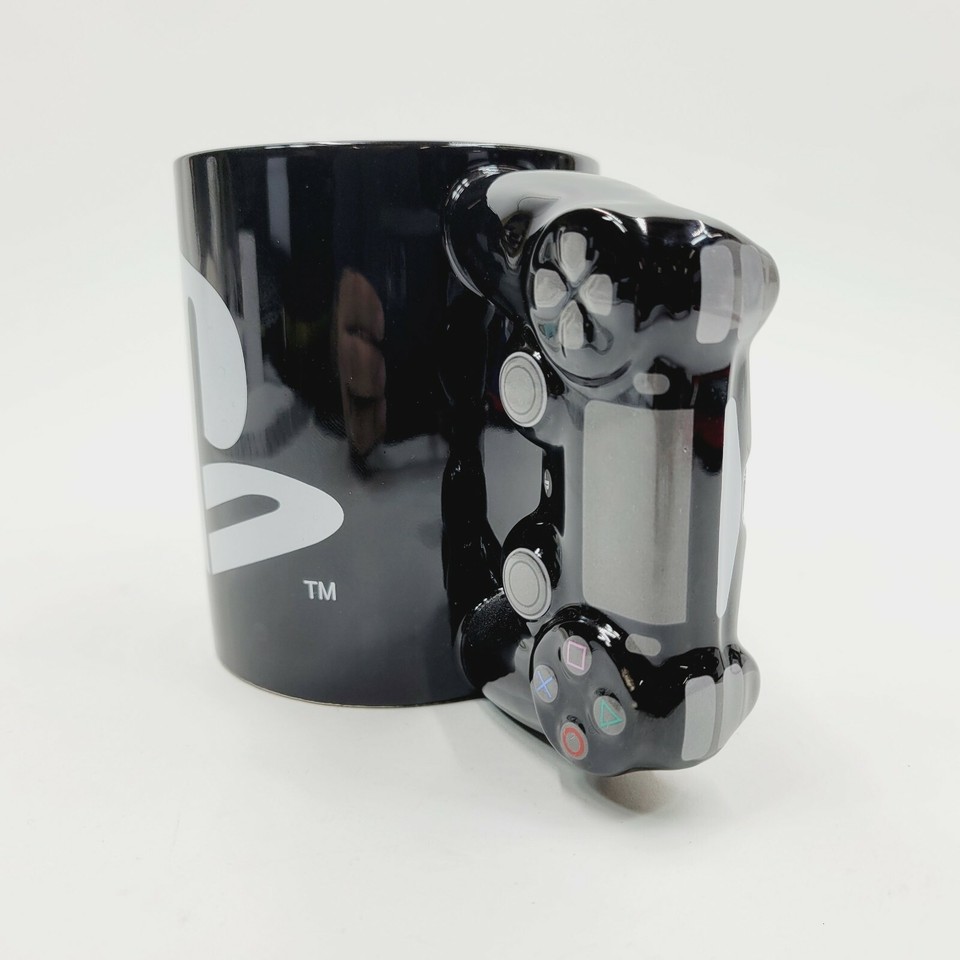 Playstation PS4 Mug Black Dualshock Controller 11oz NEW Official ...
