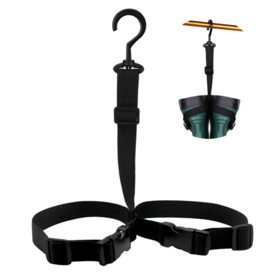Fishing Wader Boot Hanger Adjustable Strap Belt Drying Wader Rack ...