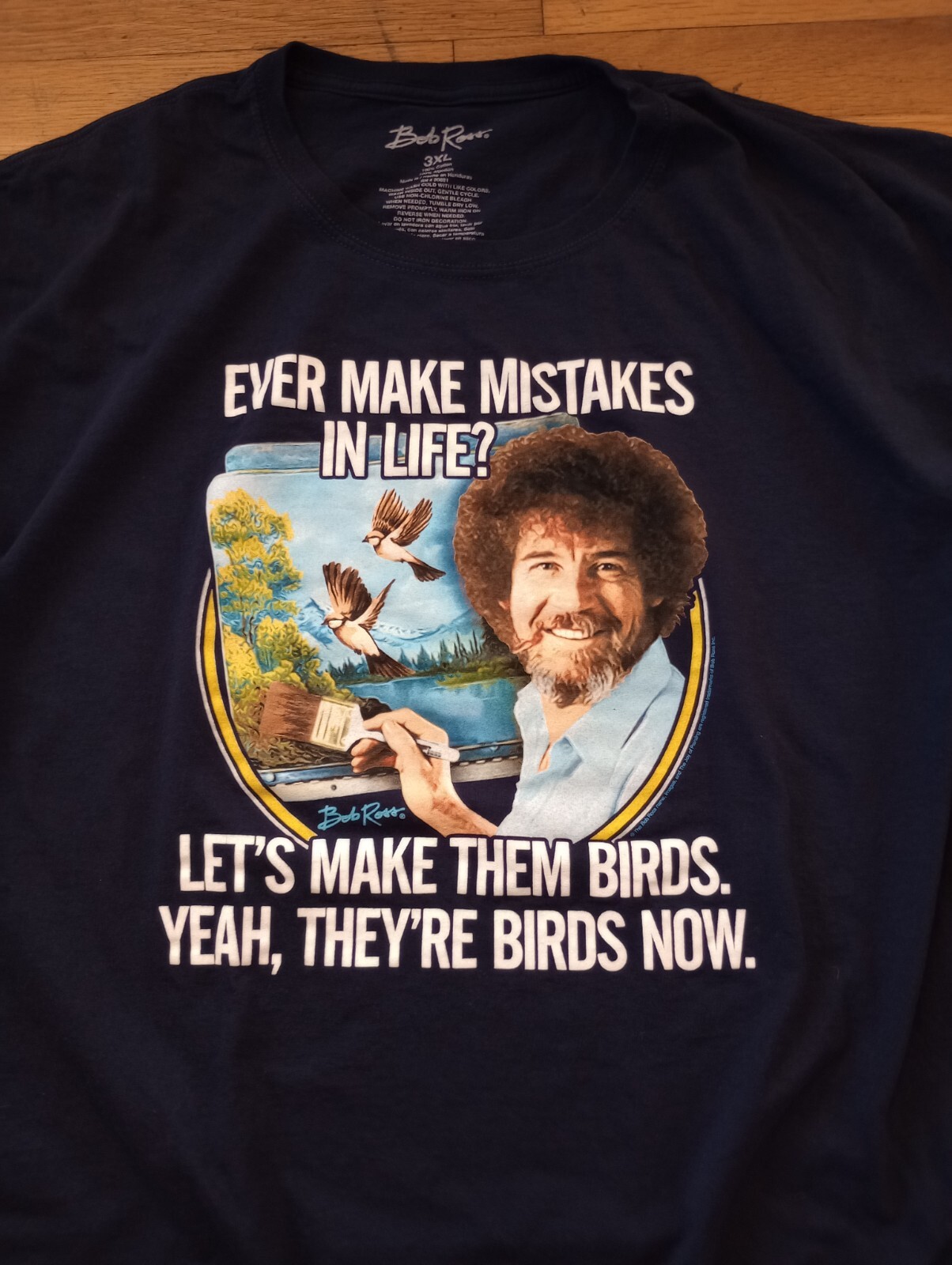 Vintage Bob Ross Ever Make Mistakes In Life They're B… - Gem
