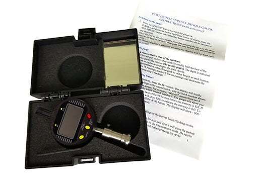 PCWI 0918 Digital Surface Profile Gauge, Measuring Range 0 - 12.7mm (0 ...