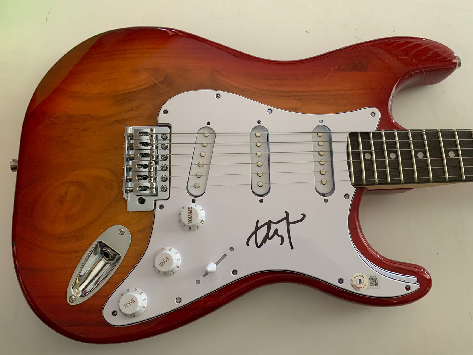 Tobias Forge of GHOST Signed Autographed Electric Guitar Beckett ...