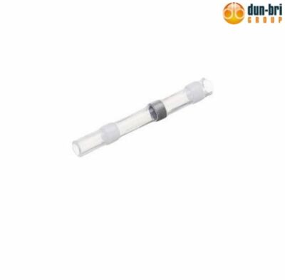 DBG Heat Shrink Insulated Solder Butt Connector 0.25-0.5mm Clear 100 ...