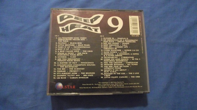Deep Heat 9- Ninth Life Kiss The Bliss Various Double CD UK Telstar ...