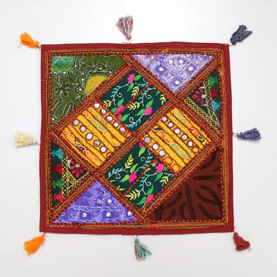 Indian Traditional Patchwork Home Decor Vintage Pillow Shams Couch ...