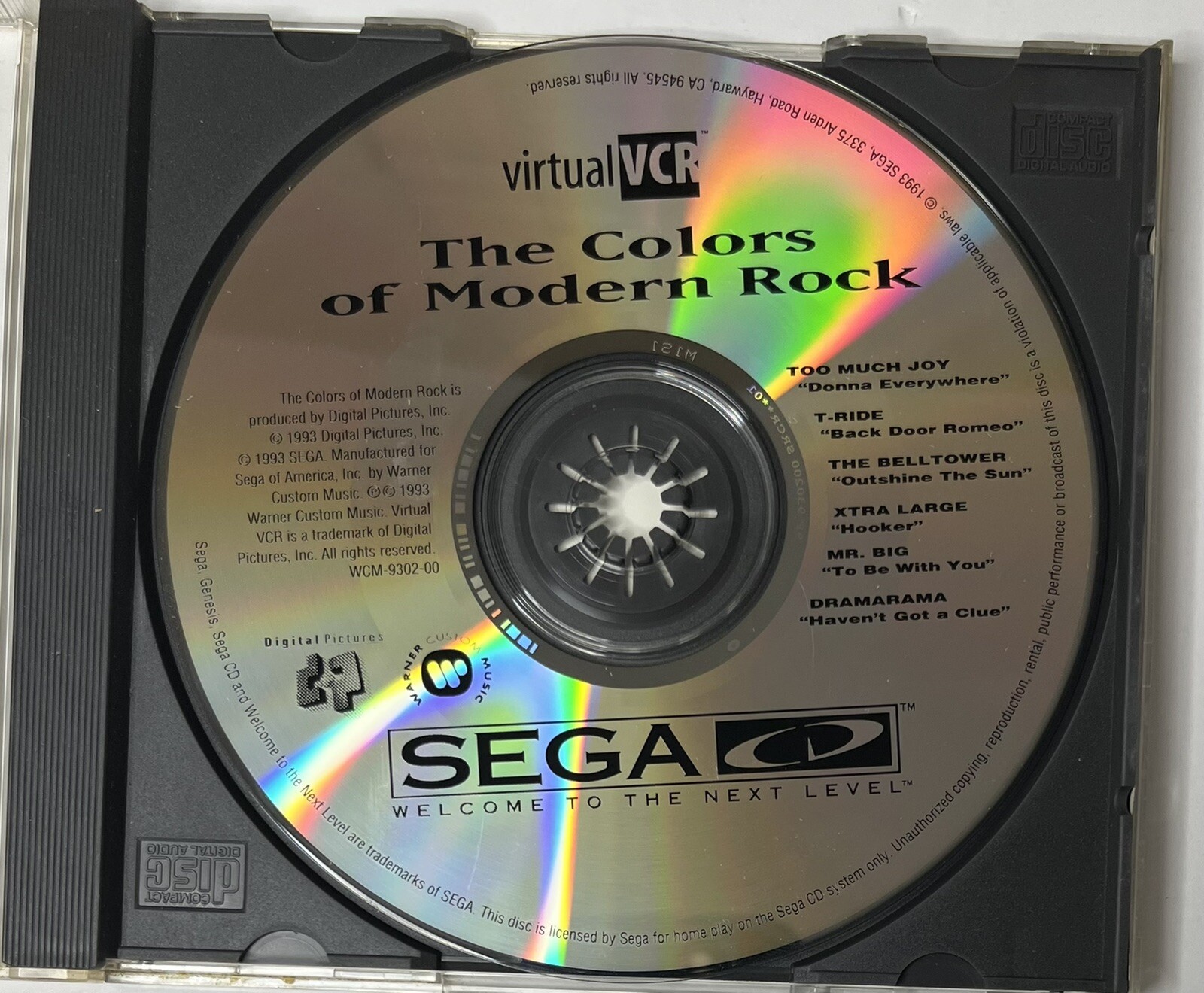 Sega CD The Colors of Modern Rock Disc Only Read Desc | eBay