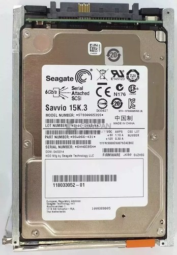 ST9300653SS Seagate 300GB 15K 6Gb/s 64MB 2.5" SAS SERVER HDD Hard Drive ...
