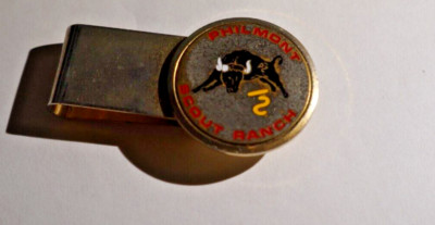 Vintage Philmont Boy Scout Ranch Money Clip Raging Bull | eBay