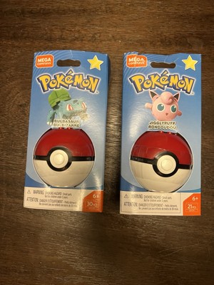 2 Pokémon Mega Construx Pokeball Jigglypuff Bulbasaur NIP 2018 | eBay