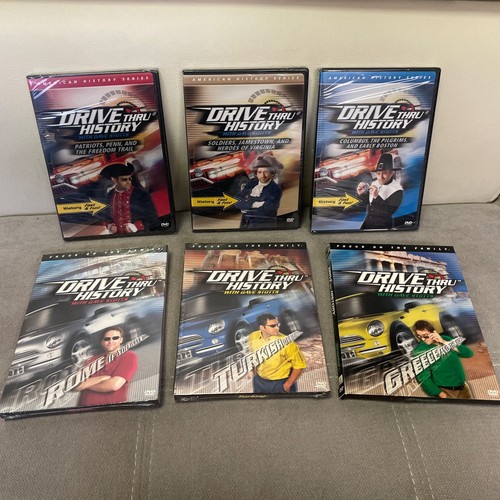 Lot Of 6 DVDs - Drive Thru History American Dave Stotts, 5 sealed 1 ...