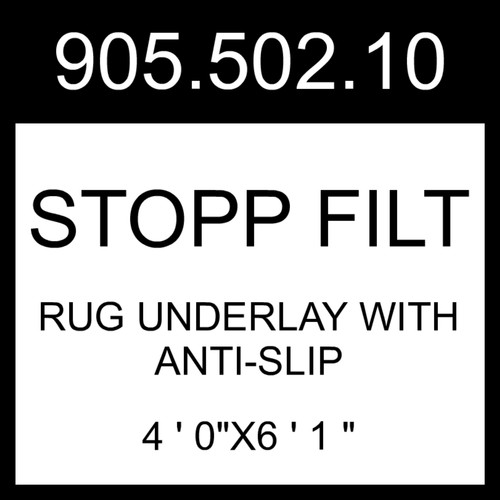 IKEA STOPP FILT Rug Underlay With Anti-slip 4 ' 0"x6 ' 1 " 905.502.10 ...