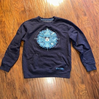Disney Parks Mickey Sweatshirt S Small compass | eBay