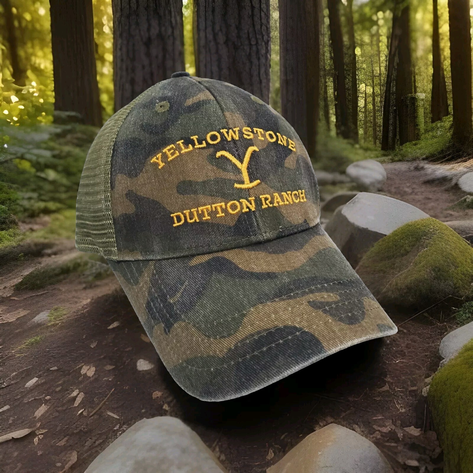 Paramount Yellowstone Dutton Ranch Logo Hat Cap Men's… - Gem