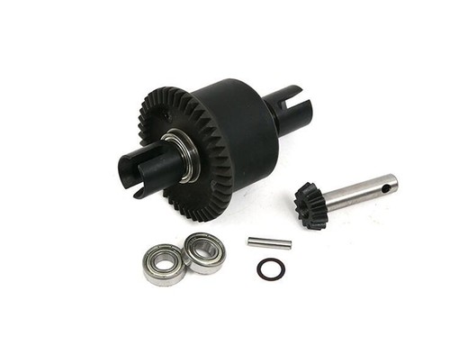 Metal rear differential kit diff gear for losi 5ive-t 1/5 rc car gas 1 ...