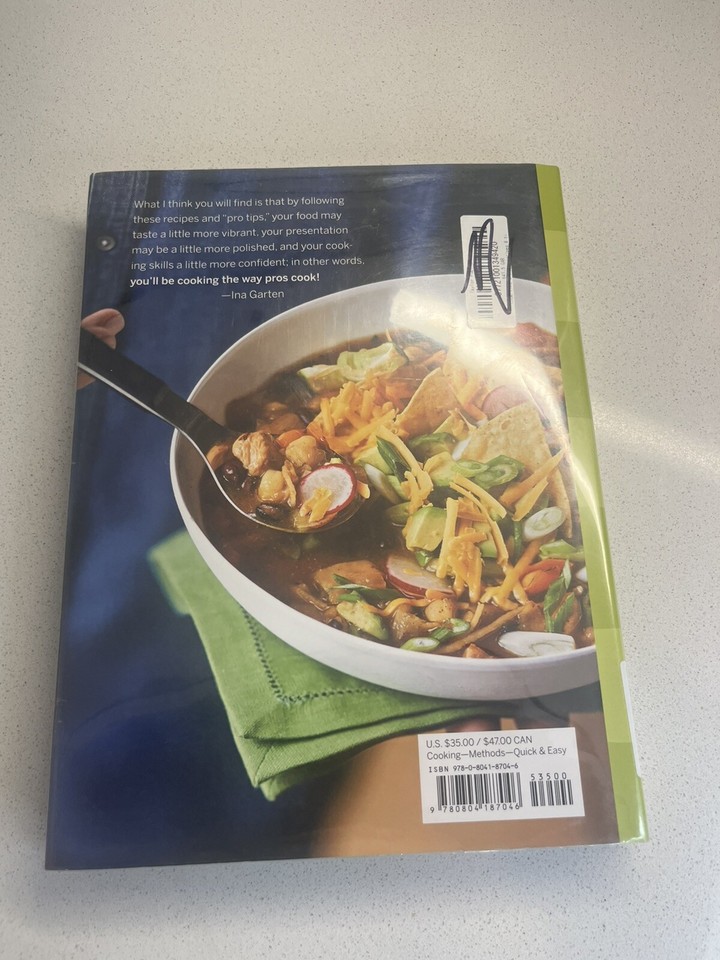 Cook Like a Pro: A Barefoot Contessa Cookbook by Ina Garten Book The ...