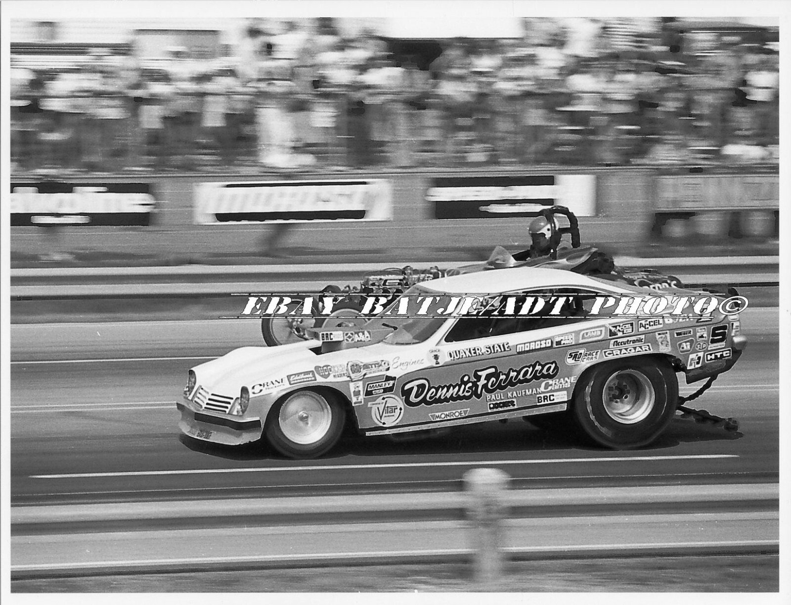 DENNIS FERRARA ECONO FUNNY CAR JOE WILLIAMSON ALTERED NHRA DRAG RACING ...