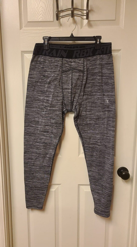 RBX Men’s Compression X-Train Black Pro Athletic Gear Pants XL Sports ...