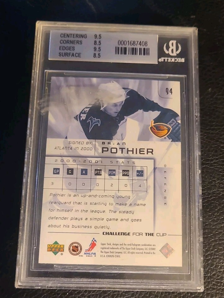 Brian Pothier Single Graded Card | eBay