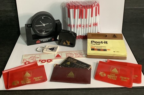 Vintage CITGO Logo Advertising Promo Lot Of 12 Gas Station Merchandise ...